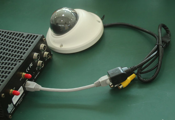 Vehicle HDD Mobile Security DVR With 2-CH IP camera, Harddisk And SD Card Storage For Taxi