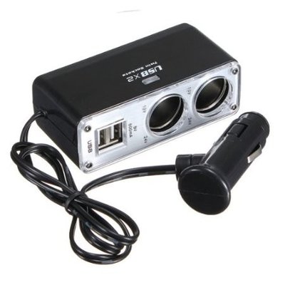 3 Way Multi Car Socket Splitter , Cigarette Lighter Splitter With Triple Adapter
