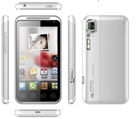 Touchpad Mobile Phones, Wifi GPS 3.5 Inch and Bluetooth 3.0 Android 4.0 Cellphone
