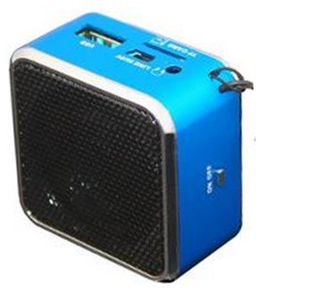 Custom Stylish colorful SD card Rechargeable Mini Speakers with 4 Function Buttons