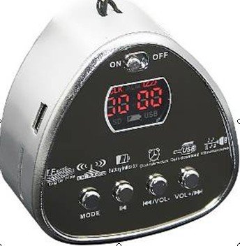 Horn-Karten-wieder aufladbare Minisprecher Hhigh Fidelity mit TF-Karte, grelle Scheibe USBs