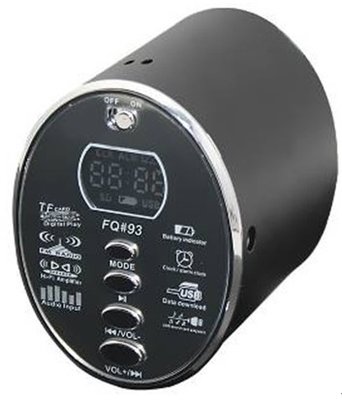 Portable LED Card Rechargeable Mini Speakers with High Capacity Rechargeable Battery