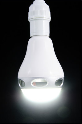 White Light 4W Bluetooth Speaker With Led Lamp , Bluetooth Wireless Speaker