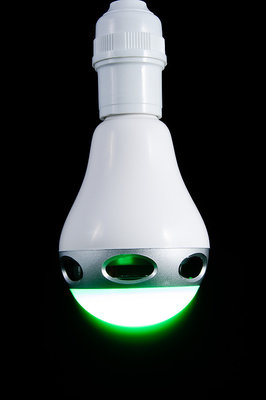 Wireless 15W E27 LED Light Bluetooth Speaker Portable For Smart Phone