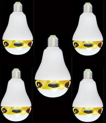Smart Creative Portable Led Bulb Bluetooth Speaker With Lights For Mobile