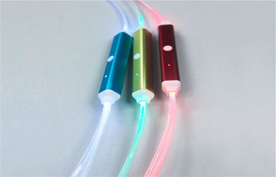 EL LED Light Up Visible Earphone