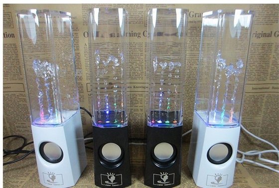 Big Fountain Water Dance Speaker LED Light for Mobile phones , Laptops