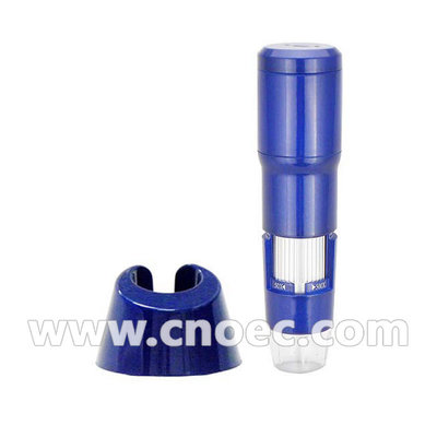 Blue Portable 200x Hand Held Digital Microscope With White Light LED A34.4105