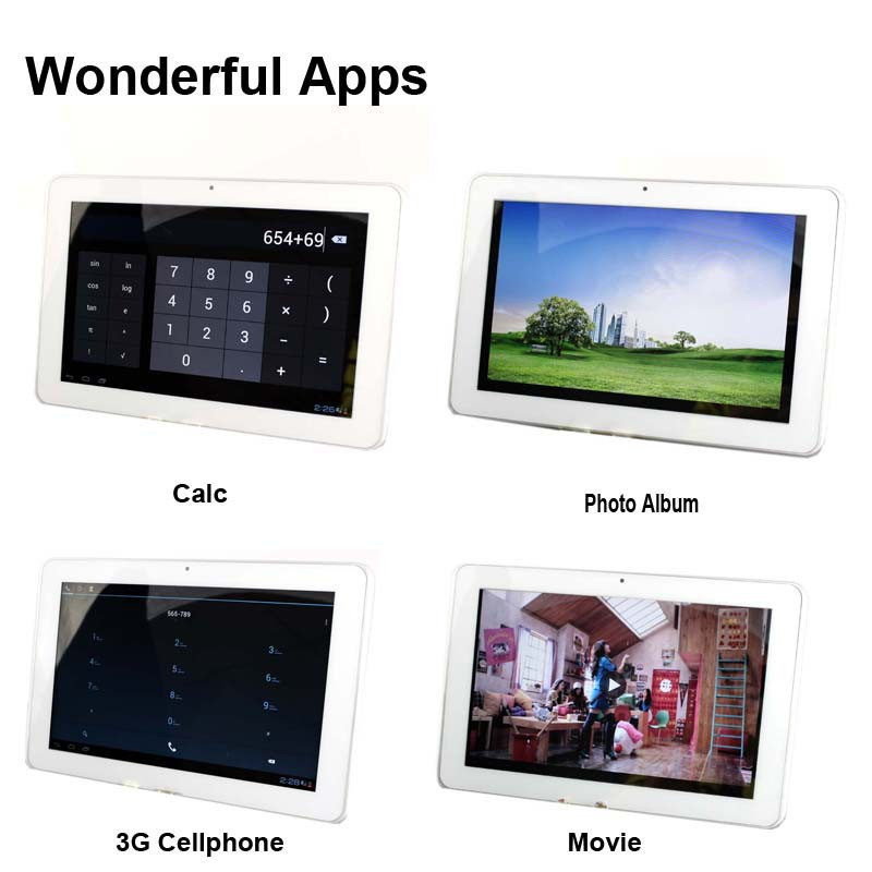 10.1 Inch Ips Tablet Pc With Phone Calling With 4gb Nand Flash