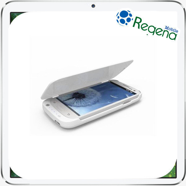 3200mah Portable Mobile phone accessories Power Bank Samsung S3 Charger Case With Stand