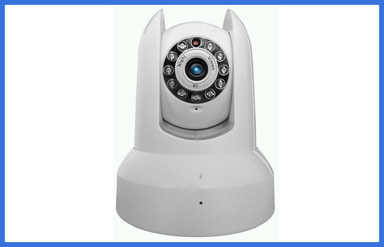 1 / 4 CMOS 355° View angle Wireless Ip Cameras 720P for residential Security