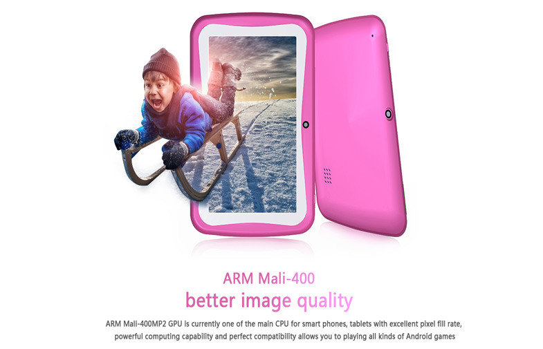 Custom Colorful kids tablets with wifi for school students studying netbook