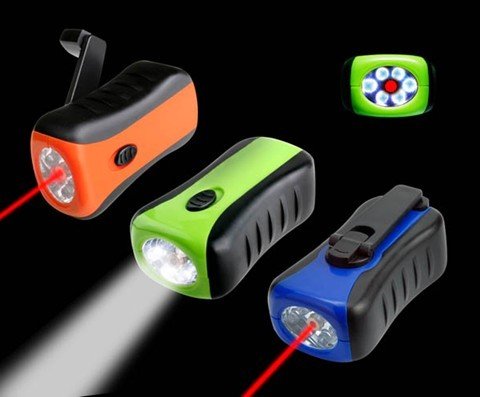 500m Electronic Laser Mini LED Flashlights, 6 High Light LED Lights for Promotion Gift