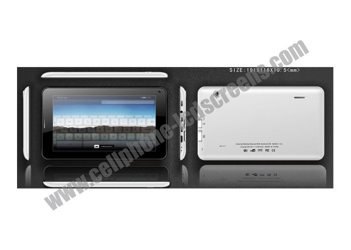 Black 7'' Touchpad Tablet PC High Resolution With 1.0GHz Dual Core Amaway A716