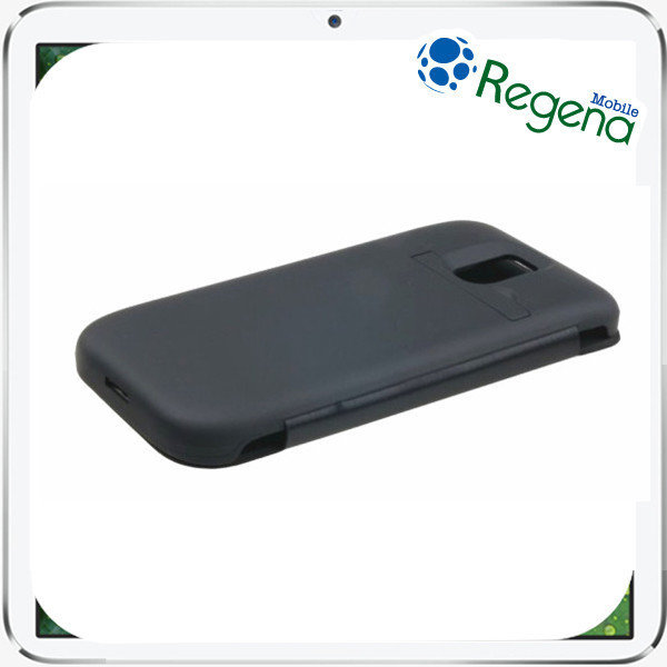 3500mah Flip Leather Case Portable Power Bank  Mobile Phone Accessory  for Samsung Galaxy S5