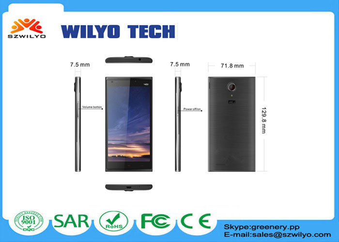 Unlocked 4g Lte Phones , 4g Mobile Phones 5.0 inch IPS 13Mp NFC Fingerprint Black WN3
