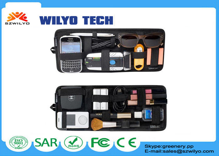 Black Cellular Phone Accessory Grid-It Organizer Storage Board For Car Sun Visor