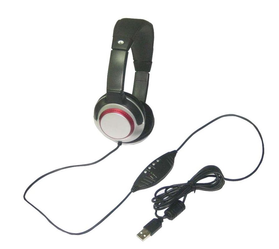 Colorful Cellphone Wired Plug  USB Stereo Headset With Microphone
