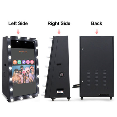 43 인치 Selfie Photobooth 거울 LCD 디스플레이, 원격 제어 마술 거울 감시자