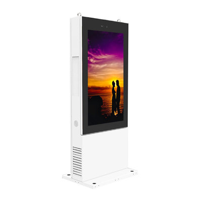 에어 컨디셔너를 가진 디지털 방식으로 접촉 토템 Signage 와이파이 Dedi 55&quot;를 광고하는 IP65 LCD