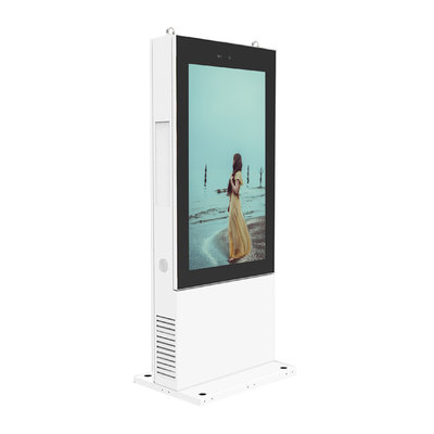 에어 컨디셔너를 가진 디지털 방식으로 접촉 토템 Signage 와이파이 Dedi 55&quot;를 광고하는 IP65 LCD