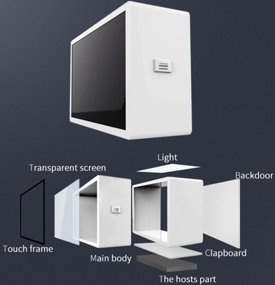 안드로이드 접촉 투명한 LCD 터치스크린 32 인치 500cd/m2 광도 50/60HZ