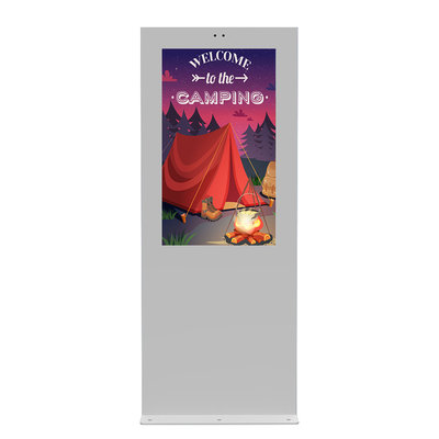 옥외 LCD 디지털 방식으로 Signage 광고 전시 Dedi를 서 있는 지면 43 인치
