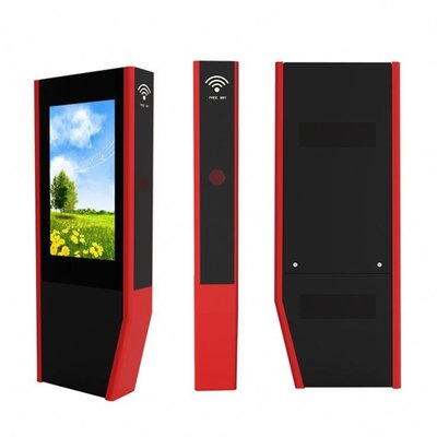 49 인치 터치스크린 간이 건축물 옥외 방수 LCD 터치스크린 1500-2500 Nits