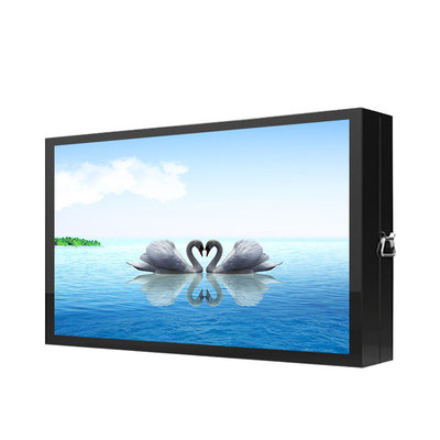 Pubblicità LCD del touch screen di alta luminosità, contrassegno all'aperto impermeabile 43&quot; di Digital