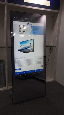 실내 Lcd 거울 전시 전자 광고물 장비 55 인치 450 Nits