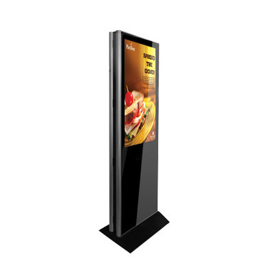 서 있는 LCD 디지털 방식으로 Signage 간이 건축물 매우 호리호리한 두 배 측 47 인치 450cd/m2를 마루청을 까십시오