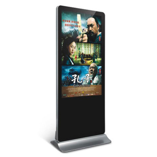 LCD 디스플레이 와이파이 3G 네트워크 넓은 시야각을 광고하는 75 인치 지면 대