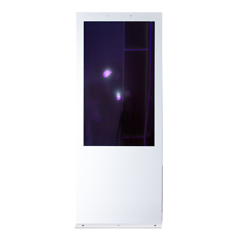 옥외 독립 구조로 서있는 디지털 방식으로 Signage LCD 스크린 전시 광고를 위한 55 인치