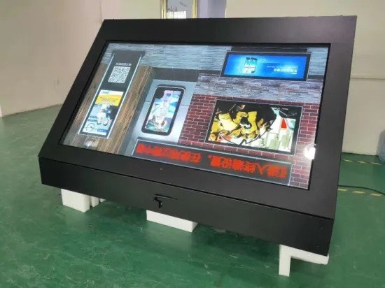옥외 LCD 디지털 방식으로 Signage 65 인치 110-240V 거치 1 년 보장 벽으로 막으십시오