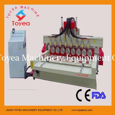 4 axis Wood cnc router machine TYE-2415-8R