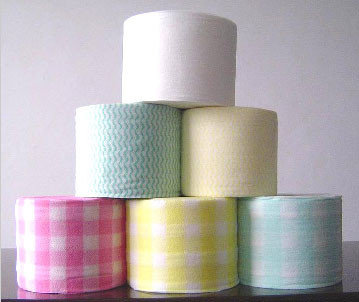 cross-lapping spunlace nonwoven fabric for medical gauze