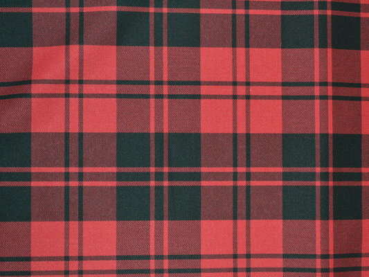 80% Polyester 20% Rayon Polyester Rayon Blend Fabric with Red strip t2001