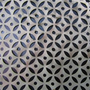 Hole Punched Faux Suede Leather, Popular Design 