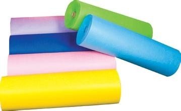 Polyester PP Needle Punched Non Woven Fabric 0.9 mm Thick Red Blue Green Orange