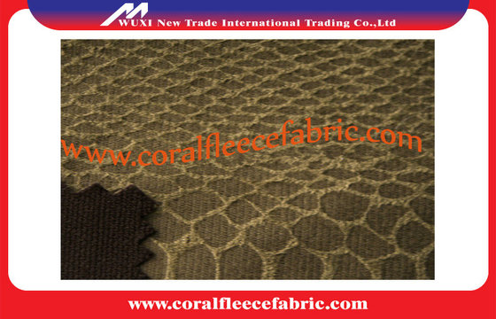 Warp Knitted Faux Suede Fabric / Imitation Suede Fabric for Bag or Car Seat Covers