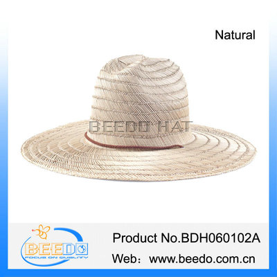 Men fashion mat grass straw fedora hats wholesale