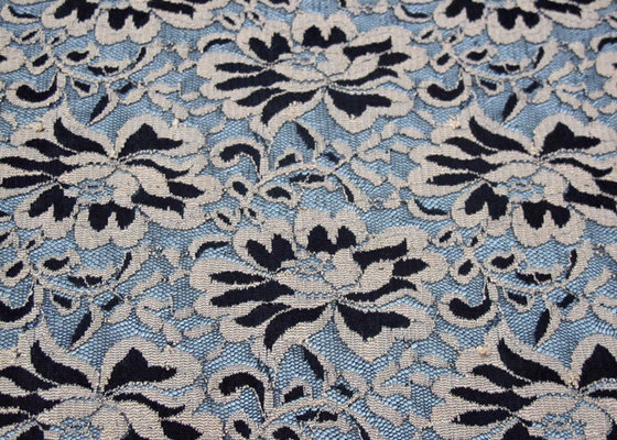 Underwear High Tenacity Elastic Lace Fabric , Flower Lace Fabric CY-LW0790
