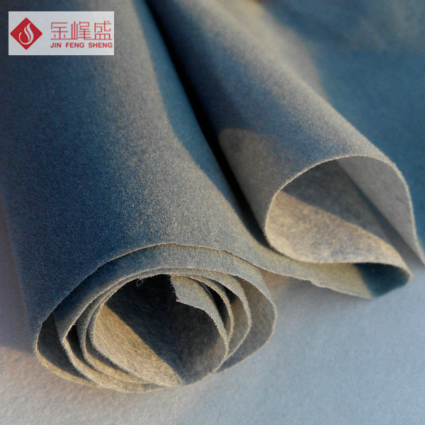 Jewelry Box Packaging Polyester Non Woven Fabric / Nonwoven Flock Velvet Fabrics