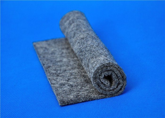 Grey Needle Punched Felt Industrial Felt By The Yard Flame Retardant