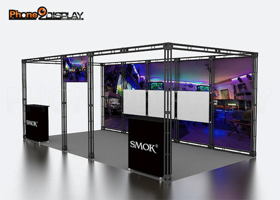 Cabine contagieuse de salon commercial d'oeil, conception moderne faite sur commande de support d'exposition