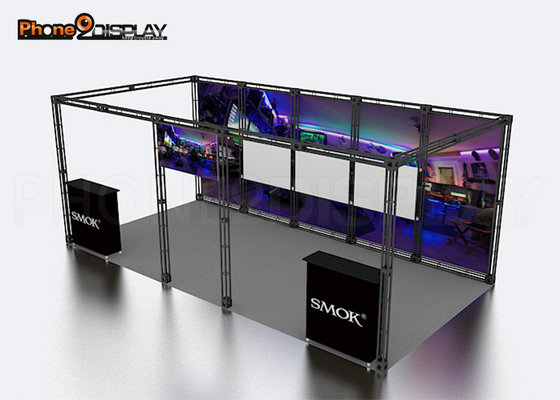 Cabine contagieuse de salon commercial d'oeil, conception moderne faite sur commande de support d'exposition