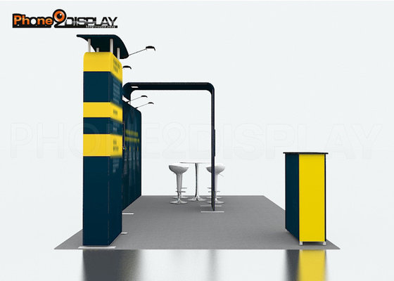 taille portative de tissu de tension de cabine de salon commercial d'affichage de 3x6m adaptée aux besoins du client