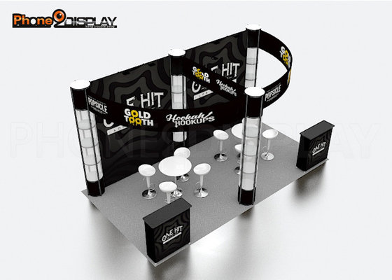 3*6 M Portable Custom Made Trade Show Booth Knockout Displays Modular Trade Show Booth