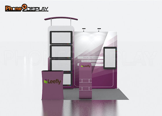 support facile de cabine d'exposition d'installation de cadre en aluminium de cabine de 10ft pour le salon commercial