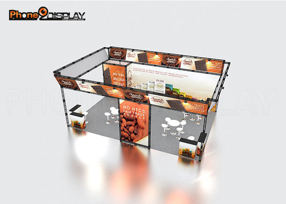 Lightweight Exhibition Truss Display Booth , Aluminum Outdoor Trade Show Booth